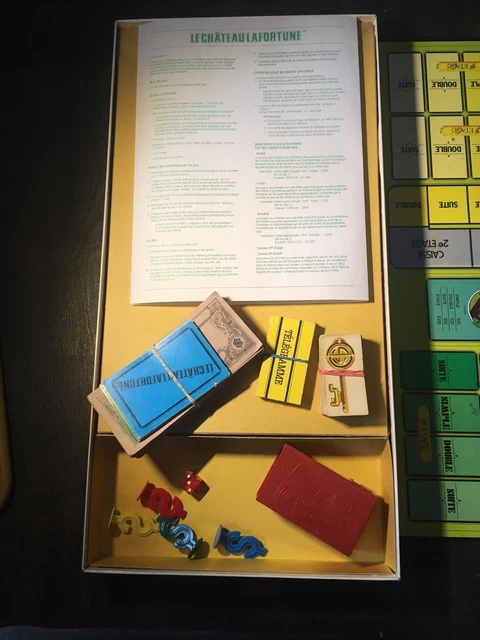 VINTAGE 1979 LE CHATEAU LAFORTUNE/FULL HOUSE Board Game 100% COMPLETE ...