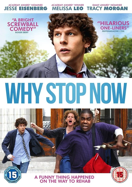 WHY STOP NOW (DVD) Jesse Eisenberg Melissa Leo Tracy Morgan £5.35 ...