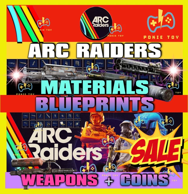 🔥ARC RAIDERS MATS🔥WEAPONS Blueprint Materials Coins Seeds Upgrades ...