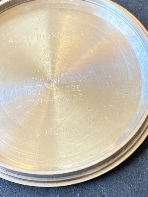 VINTAGE OMEGA SEAMASTER Mens Steel Watch Case Part 166.0206 Cal 1012 £ ...