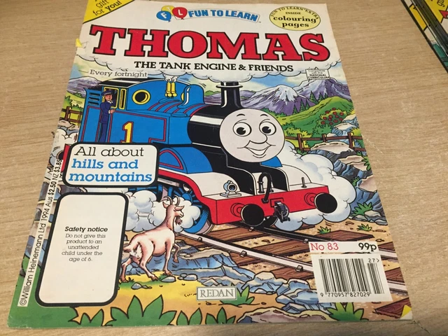THOMAS THE TANK engine & friends fun to learn no83 £4.99 - PicClick UK