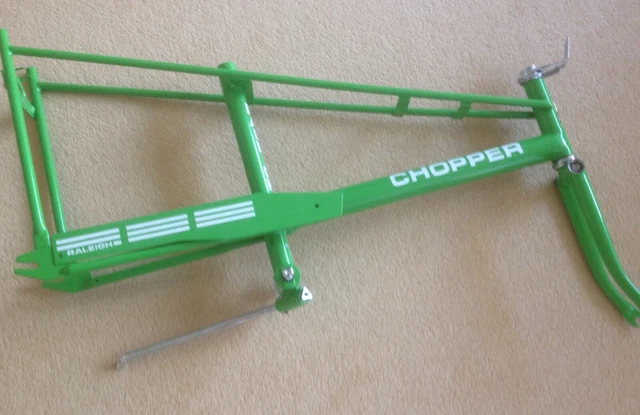 RALEIGH CHOPPER RESTORATION Mk1 FRAME, FORKS & CHAINGUARD SERVICE £140. ...