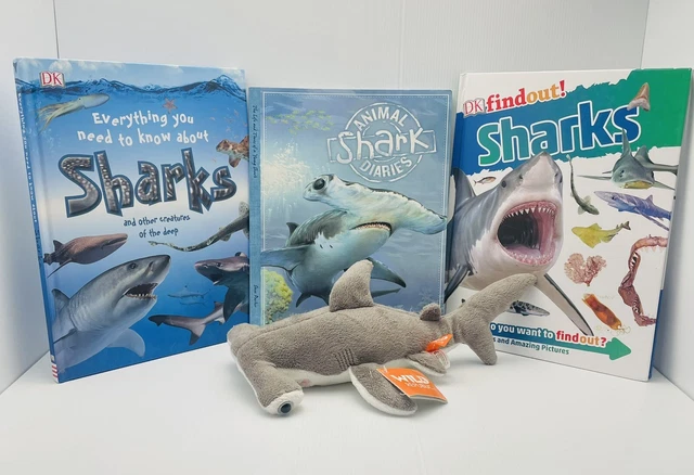 EVERYTHING YOU NEED To Know About Sharks Book Bundle And Shark Plush EUR 17,89 - PicClick FR