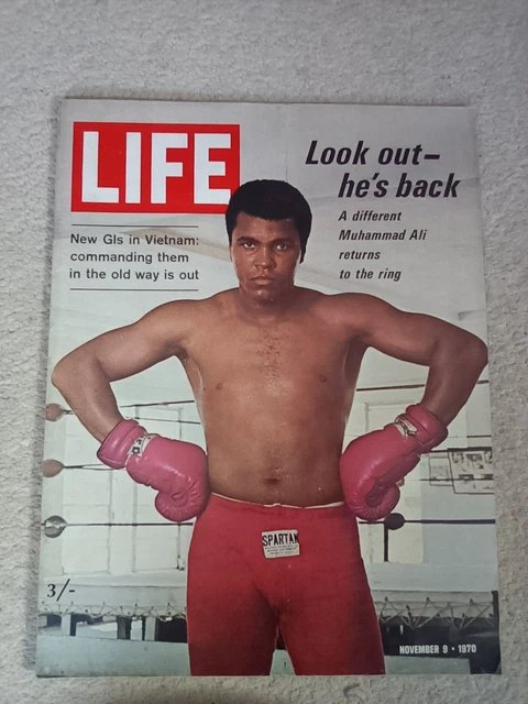 US LIFE MAGAZINE 1970 Muhammad Ali, Vietnam War, early Video Cassette ...