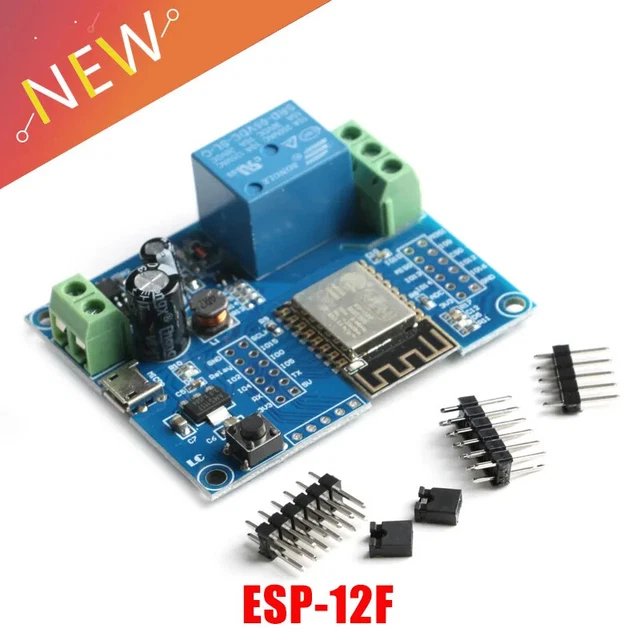 ESP8266 WIFI RELAY Module ESP-12F Development Board AC DC 5-80V $11.21 ...