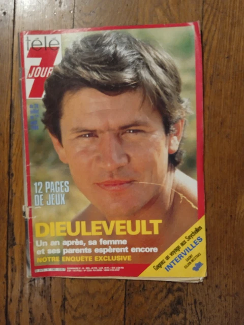 MAGAZINE TÉLÉ 7 jours de 1986 - Philippe De Dieuleveult EUR 5,00 - PicClick FR