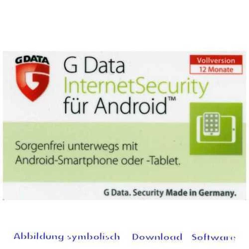 G DATA MOBILE Internet Security 1-Gerät 1-Jahr DEUTSCH Android / KEY EUR 12,49 - PicClick DE