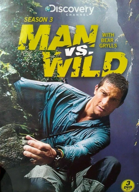 MAN VS WILD Series 3 SEASON Three DVD Bear Grylls - Complete Third ...