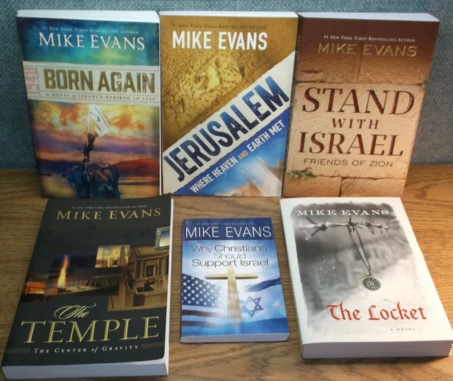 LOT MIKE EVANS ISRAEL Stand avec le Temple Locket Born Again 1948 ...