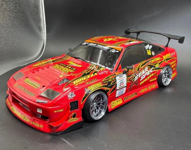 YOKOMO KOGUCHI POWER 180SX RC Car Body Dunlop Decals Shell Only £166.35 ...