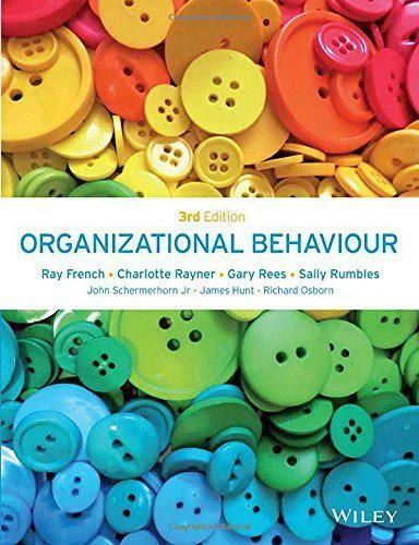ORGANISATIONNELS COMPORTEMENT PAR Gronde, Sally, Rees, Gary, Rayner ...