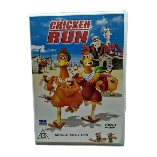AARDMAN ANIMATION CHICKEN RUN DVD 2000 Dreamworks Mel Gibson Family ...