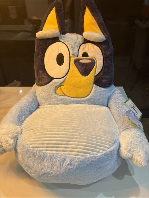BLUEY CHARACTER PLUSH Soft Children’s Chair Seat Sofa Collectable Brand ...