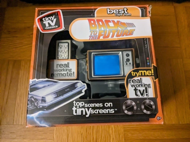 BASIC FUN REAL Tiny TV Classics Best Clips from Back to the Future with Remote $109.99 - PicClick CA