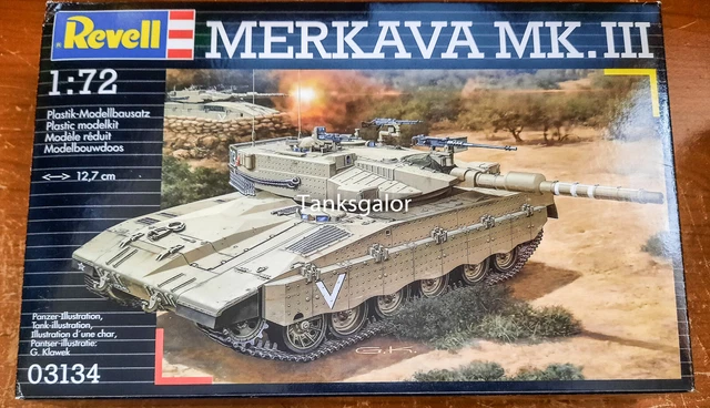 REVELL 1/72 MERKAVA Mk. III Israeli MBT Kit # 03134 - New Sealed LOOK ...