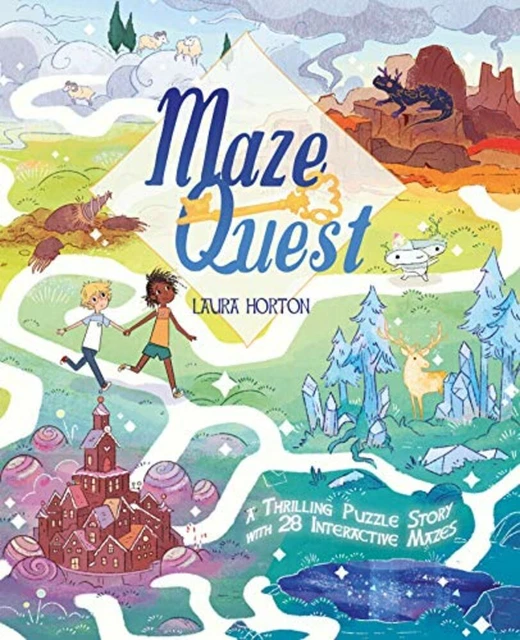 MAZE QUEST: A Thrilling Puzzle Story with 28 Interactive Mazes|Potter ...