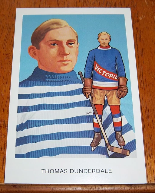 HOCKEY HALL OF fame postcards 1983 Thomas Dunderdale I6 $4.00 - PicClick CA