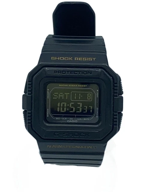 CASIO QUARTZ WRISTWATCH G SHOCK digital rubber BLK £69.62 - PicClick UK
