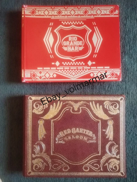 2 CARNET MENÙ Disneyland Paris carta dei vini RIO GRANDE BAR + RED ...