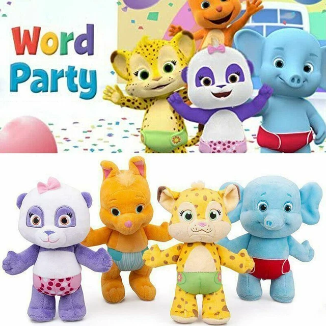 WORD PARTY 10& Plush Soft Netflix Lulu Bailey Franny Kip Doll Kids Toys ...
