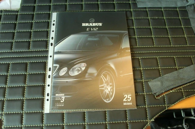 RAR PROSPEKT BROCHURE Brabus Mercedes E Klasse W211 V12 Gesamtprogramm ...