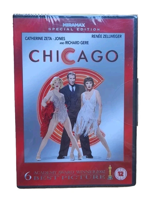 CHICAGO DVD - Richard Gere, Renée Zellweger Musical Movie - 2 Discs New ...