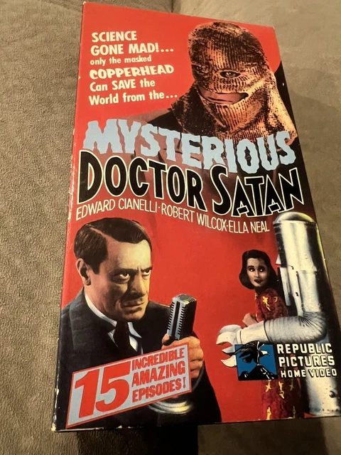 MYSTERIOUS DOCTOR SATAN (VHS, 1995, 2-Tape Set) £6.41 - PicClick UK