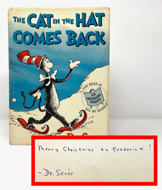 DR SEUSS - Cat in the Hat Comes Back - SIGNED True 1st 1st HCDJ ...
