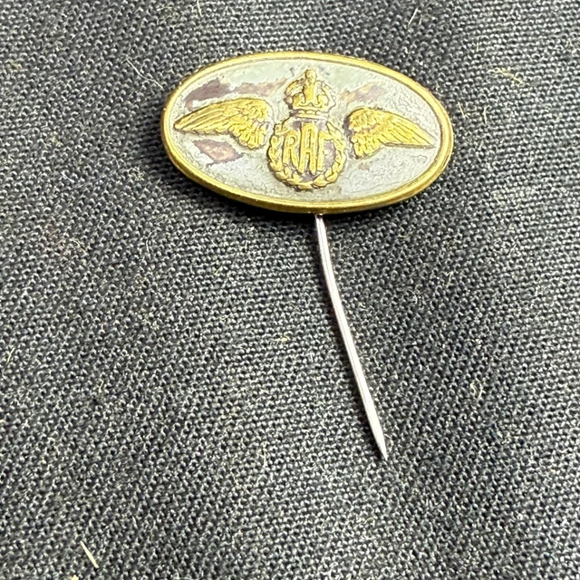 ORIGINAL WW2 RAF Royal Air Force Kleben Pin Revers Anstecker ...