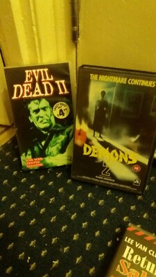 DEMONS 2 + Evil Dead II 2 VHS Cassette Tape £14.99 - PicClick UK