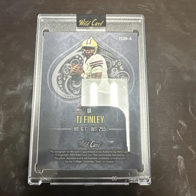 TJ FINLEY 2023 Wild Card 7 Studs variante automatique 7CSR-A, 2/2 Texas ...