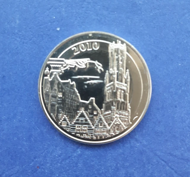 BELGIEN, MEDAILLE 2010 Wereld Erfgoed, Word Heritage, Patrimoin Mondial ...