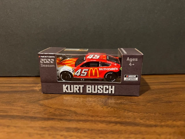 KURT BUSCH 2022 #45 McDonald's Throwback Camry NASCAR 1/64 MJ ...