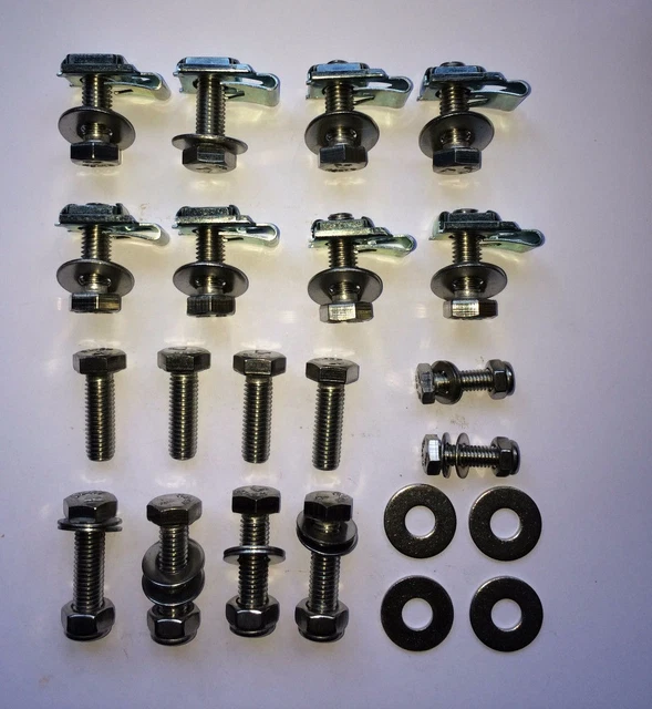 LAND ROVER SERIES 2, 2a & 3 Stainless Steel Front Wings Fixing Kit £25. ...