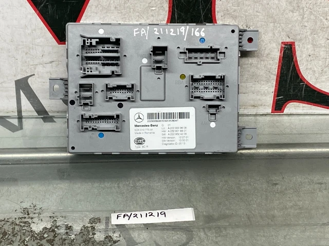 GENUINE MERCEDES BENZ C Class W205 Sam Body Control Module Ecu Rear ...