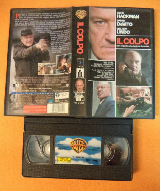 VHS FILM IL COLPO Gene Hackman Danny Devito Delroy Lindo WARNER (F231 ...
