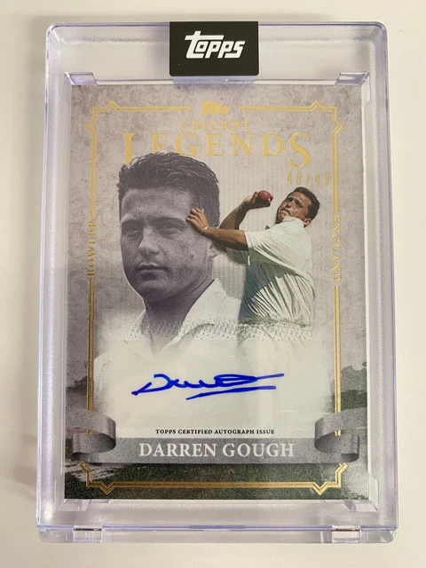 TOPPS CRICKET LEGENDS Of The Game 2023-2024 Darren Gough England ...