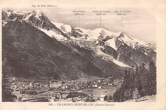 74-CHAMONIX MONT BLANC-N 4191-C/0215 EUR 4,90 - PicClick FR