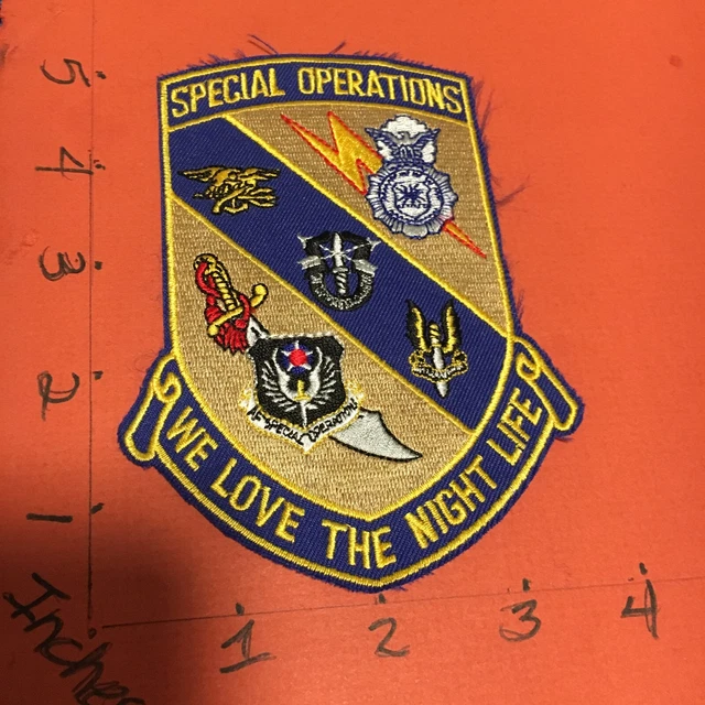JOINT SPECIAL OPERATIONS Command JSOC Patch We Love The Night Life 1/1 ...