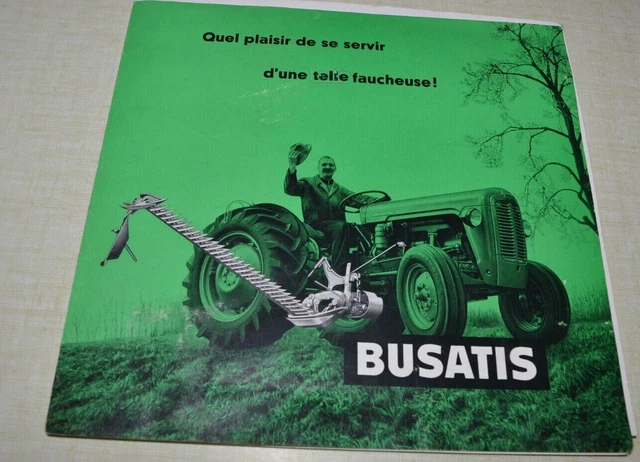 BROCHURE FLYER FAUCHEUSE BUSATIS BM 300 EUR 8,00 - PicClick FR