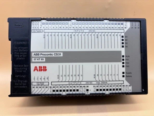 07 KT 93 Abb Prontic Cs31 Controller Unit 07Kt93D Gjr5251300R0101 EUR ...