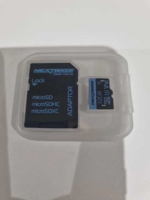 GENUINE OFFICIAL NEXTBASE 32GB Micro SD Card with Adapter Dash Cam U1 £ ...