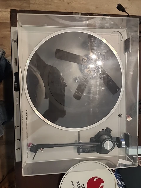 VINTAGE ONKYO DIRECT Drive Auto-Return Turntable Model CP-1015A Works £ ...