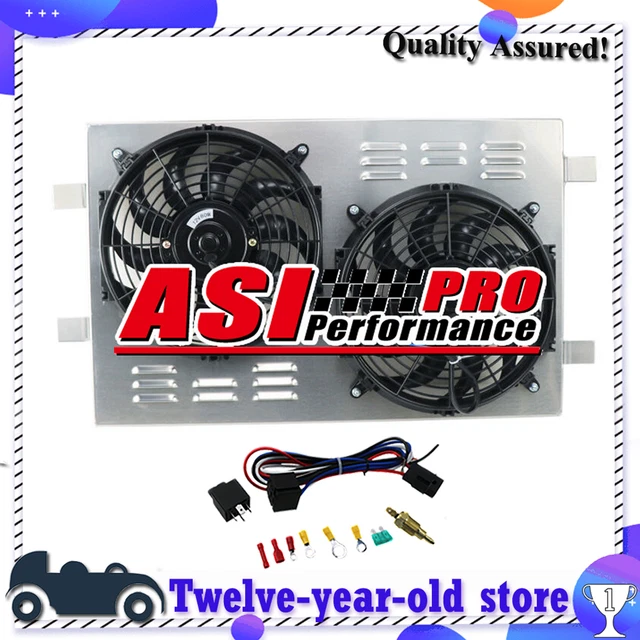 ALUMINUM RADIATOR SHROUD Fan Fit 02 03/04 Holden VY Commodore V6 6CYL 3 ...