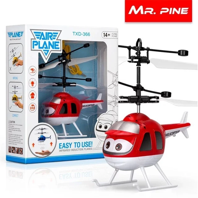 PLANE INDUCTION TOY Flying Toys Infrared Sensor Aircraft Remote Control ...