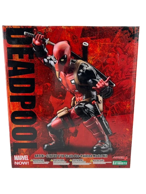 KOTOBUKIYA ARTFX+STATUE 1/10 Scale Pre-Painted Model Kit Deadpool ...