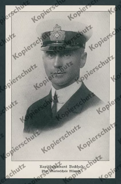 KAISERLICHE MARINE ZEPPELIN LZ 66 L23 Kptlt. Bockholt Marineschule ...