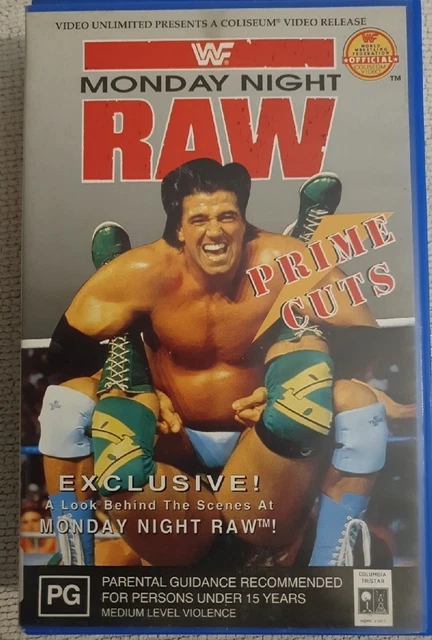 WWF WWE MONDAY Night Raw Prime Cuts Vhs Video Great Condition Free ...