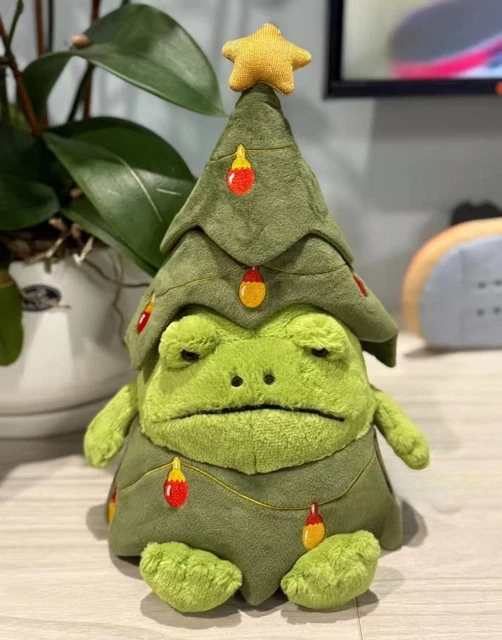 JELLYCAT CHRISTMAS TREE Ricky Rain Frog Plush Doll with Tag+ Dust Bag ...