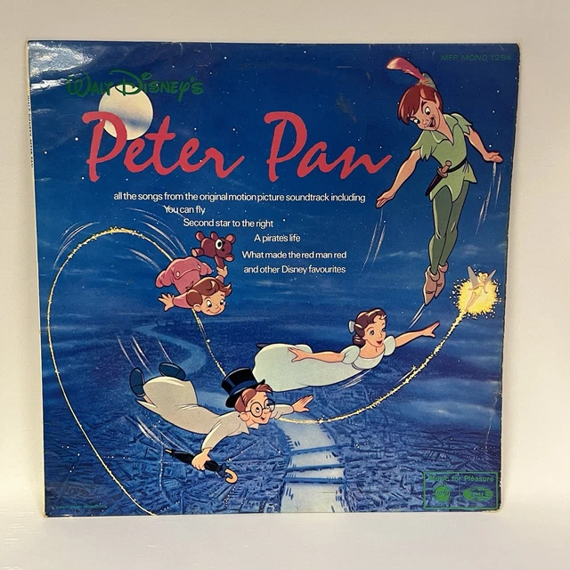 1968 WALT DISNEY Peter Pan Soundtrack Vinyl LP Album Mono MFP 1284 £17.36 - PicClick UK